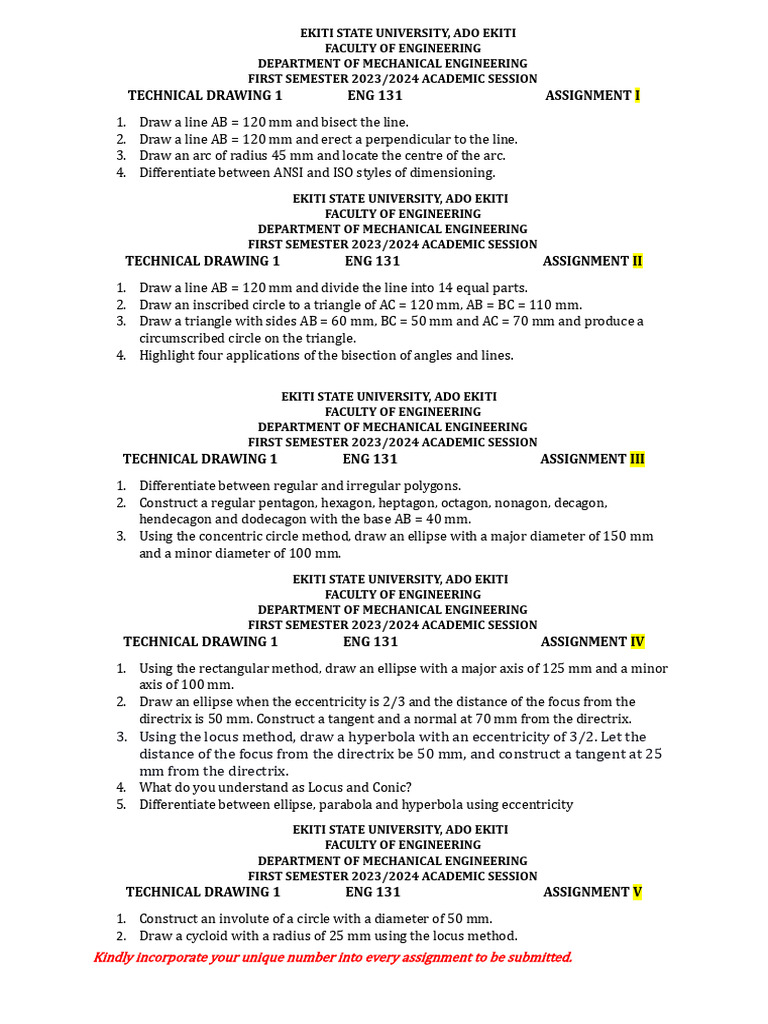 Assignment | PDF | Ellipse | Circle