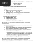 Physics Chapter 14 Semiconductor Electronics Class 12 Notes FREE PDF ...