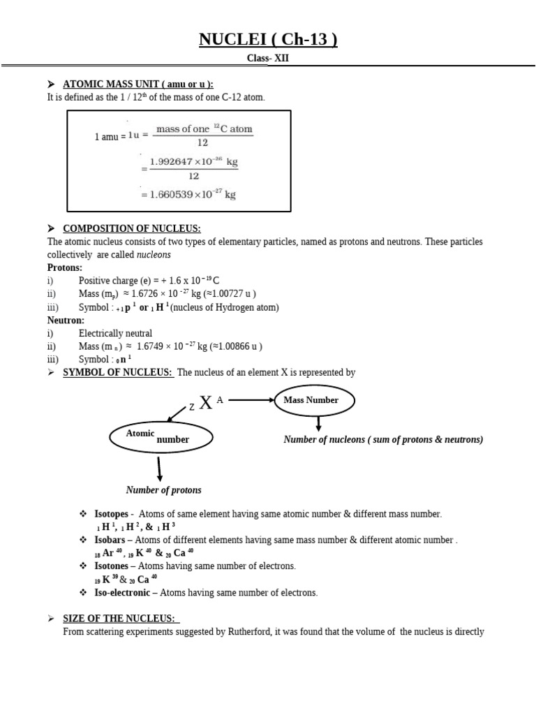 Nuclei (PDF - Io) | PDF | Atomic Nucleus | Binding Energy