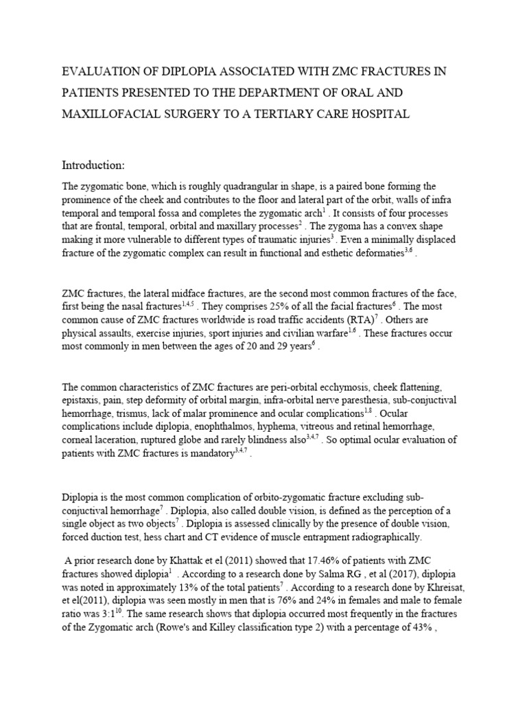 SYNOPSIS Omfs | PDF | Ct Scan | Clinical Medicine