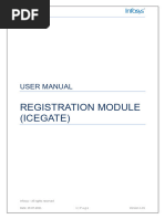 ICEGATE 2.0 - User Manual-Registration | PDF