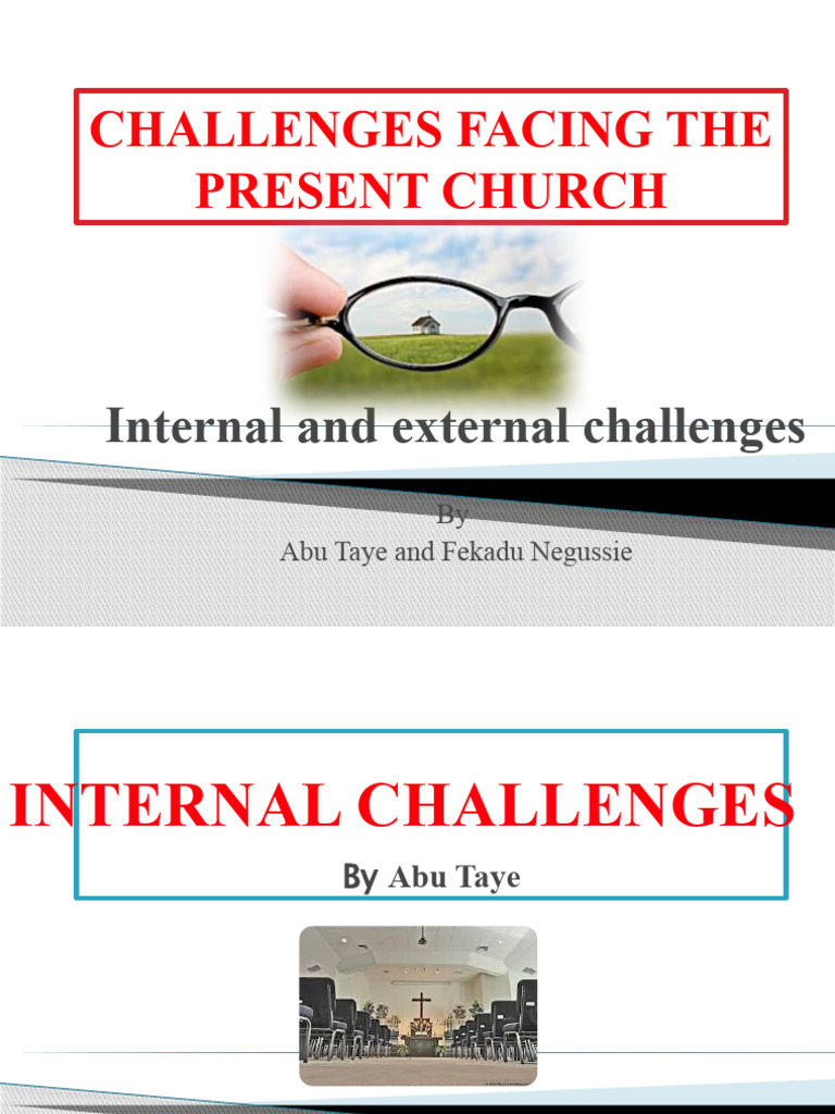 Challenges Facing The Present Church - Edition | PDF | Bible ...