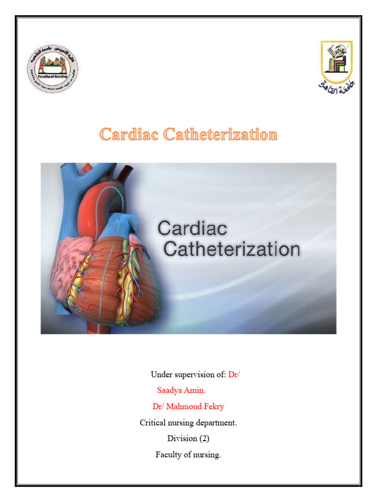 Cardiac Catheterization-1-2 | PDF | Heart | Stent