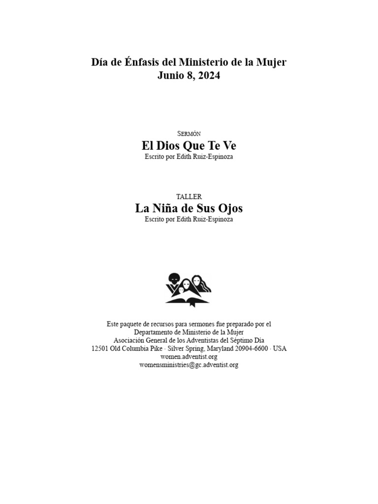 El Dios Que Te Ve: Ministerio de la Mujer | PDF | Amor | Ismael
