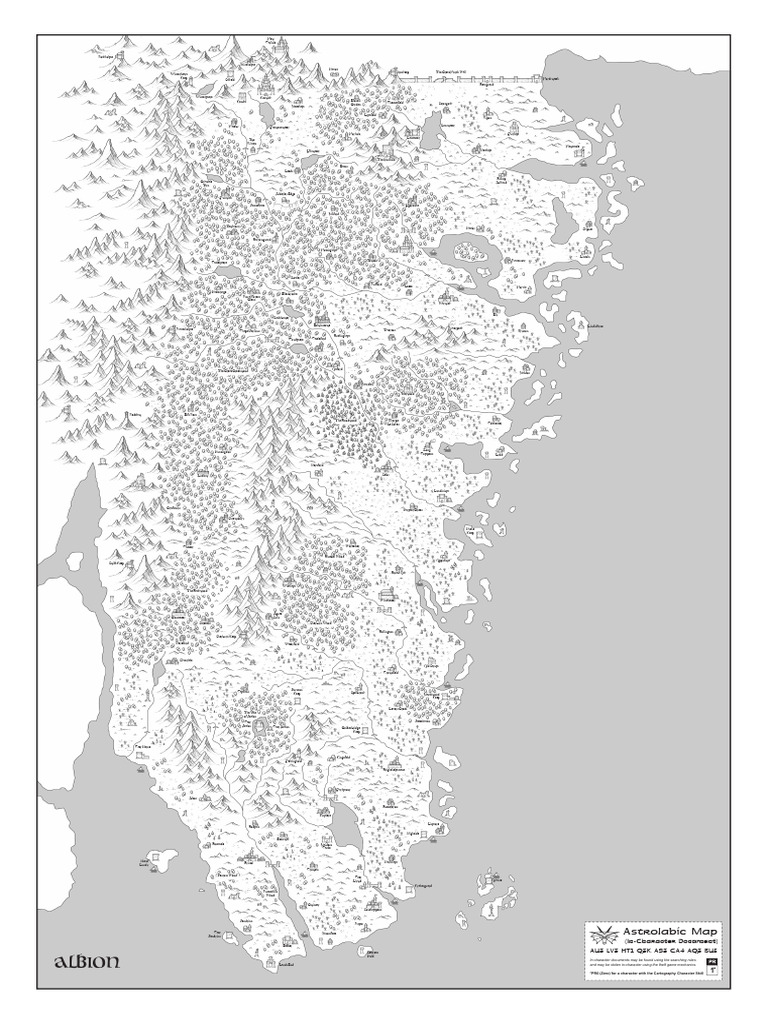 Albion Astrolabic Map | PDF