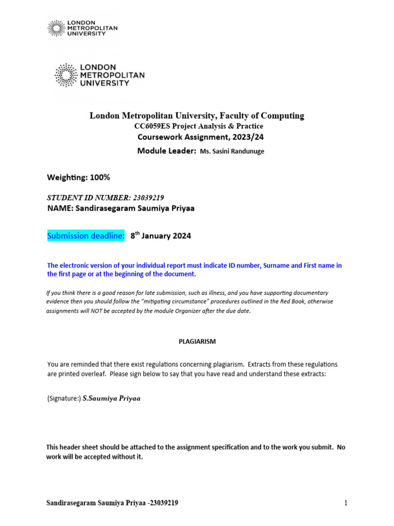 PAP Assignment Draft | PDF | Scrum (Software Development) | Agile Software Development