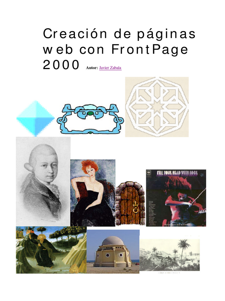 Guía de creación de páginas en FrontPage 2000 | PDF | Hipervínculo ...