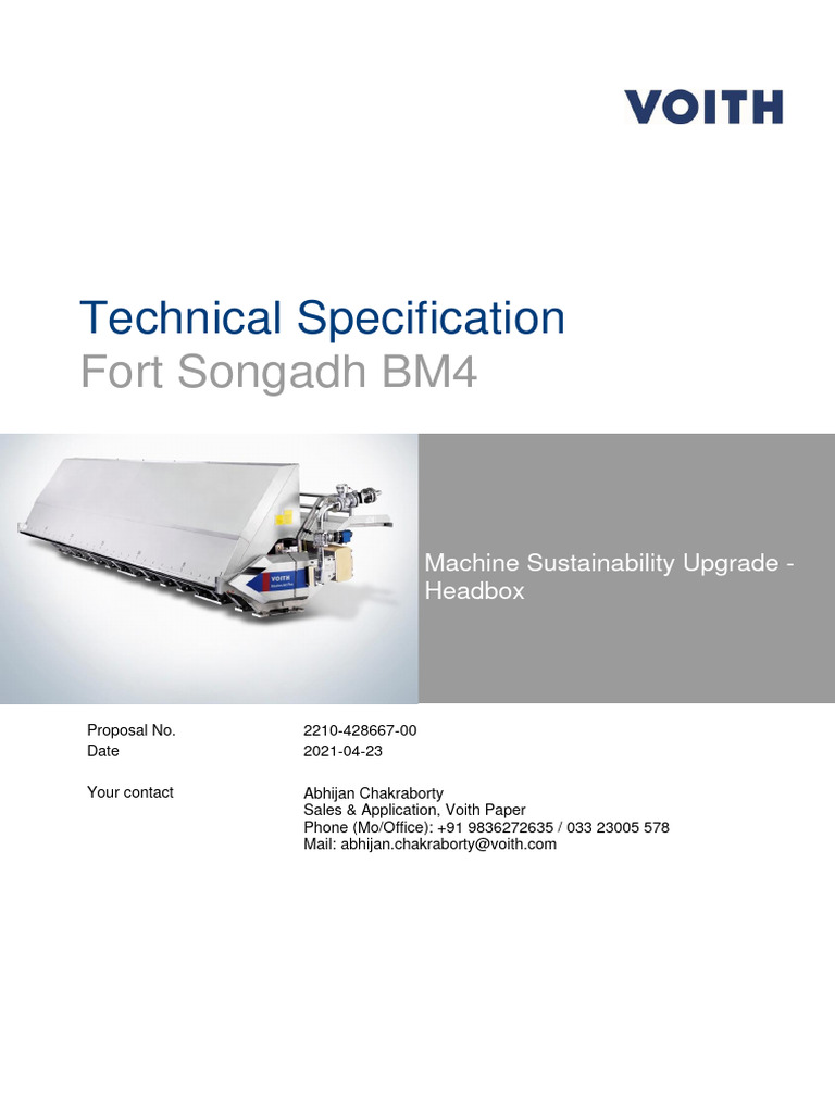 VOITH | PDF | Pipe (Fluid Conveyance) | Valve