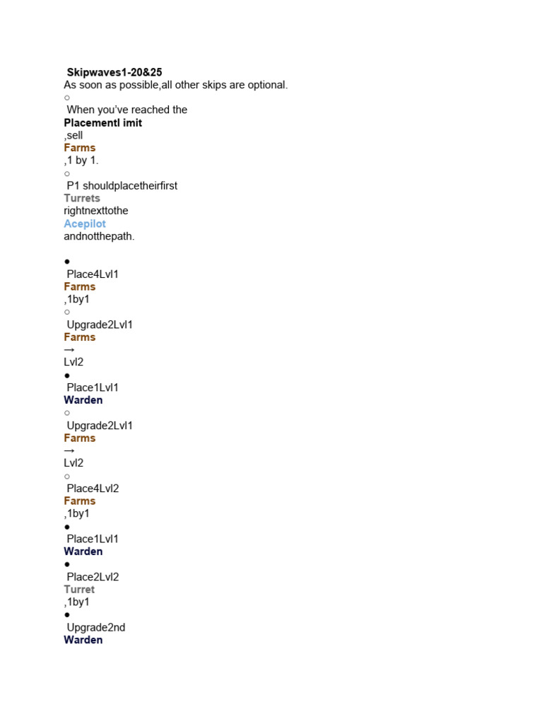 Tower Defense Strategy Guide | PDF