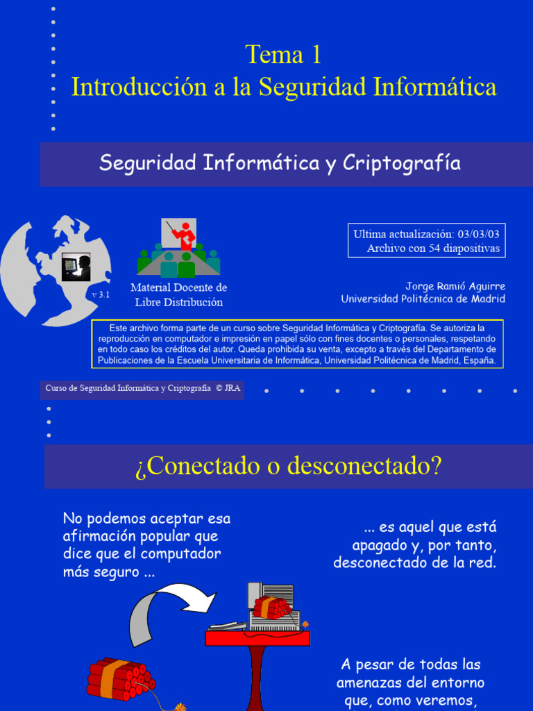 SItema 01 | PDF | Clave (criptografía) | Criptografía