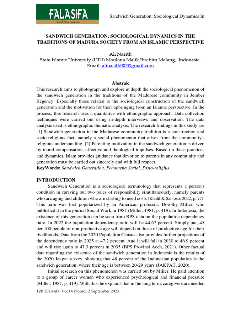 1485-Article Text-3567-1-10-20231120 | PDF | Family | Ethnography