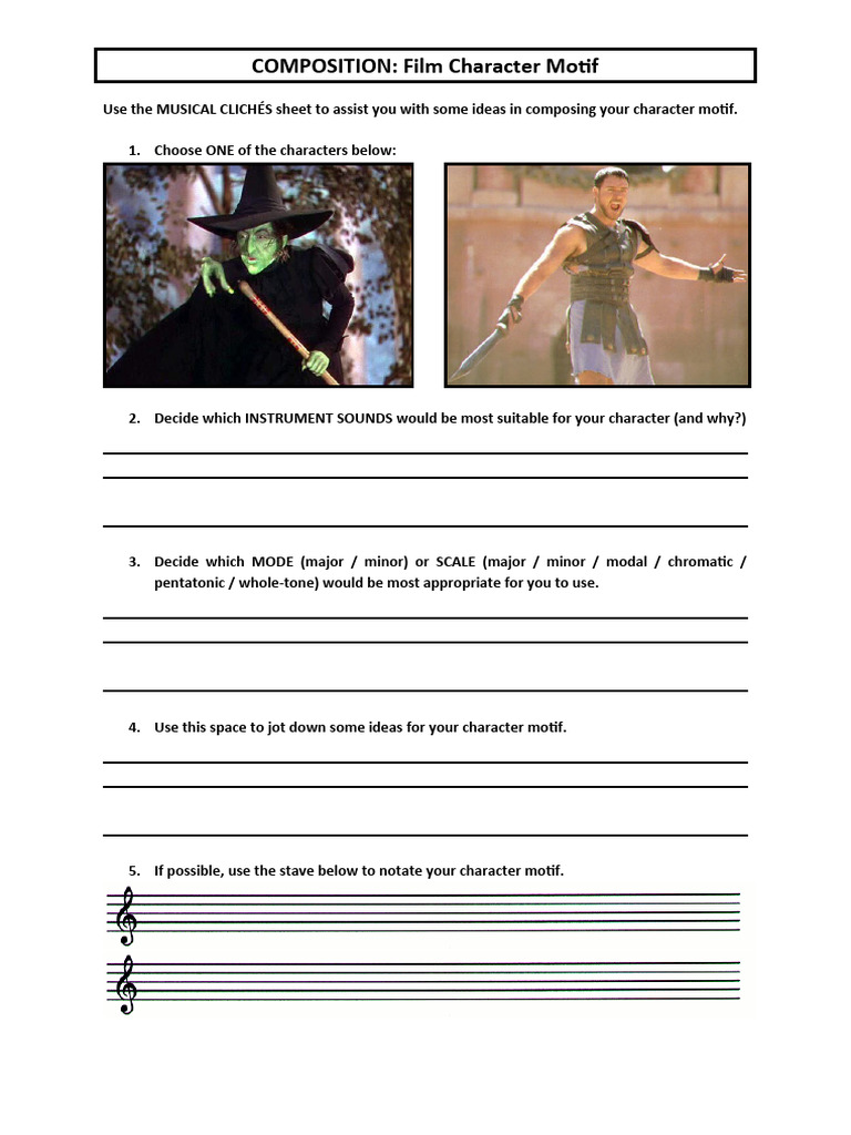 Composition Sheet | PDF