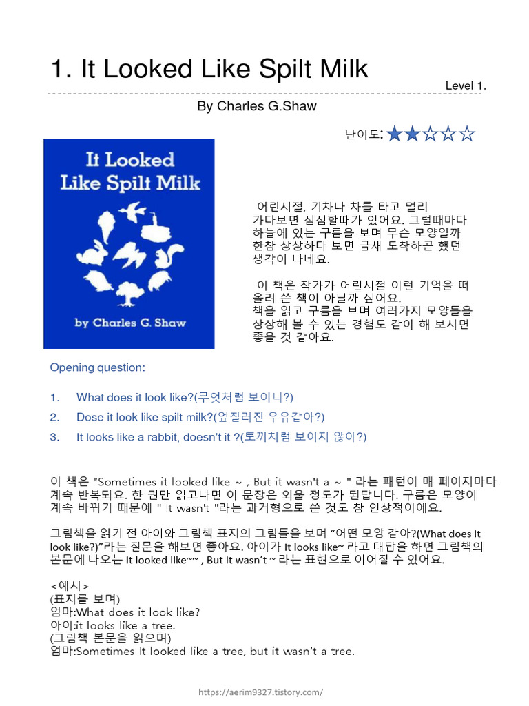 It Looked Like Spilt Milk | PDF