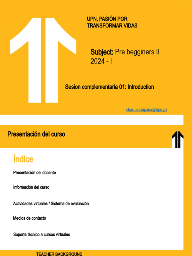 Semana 1- Introduccion UPN - God | PDF | Videotelefonía | Internet