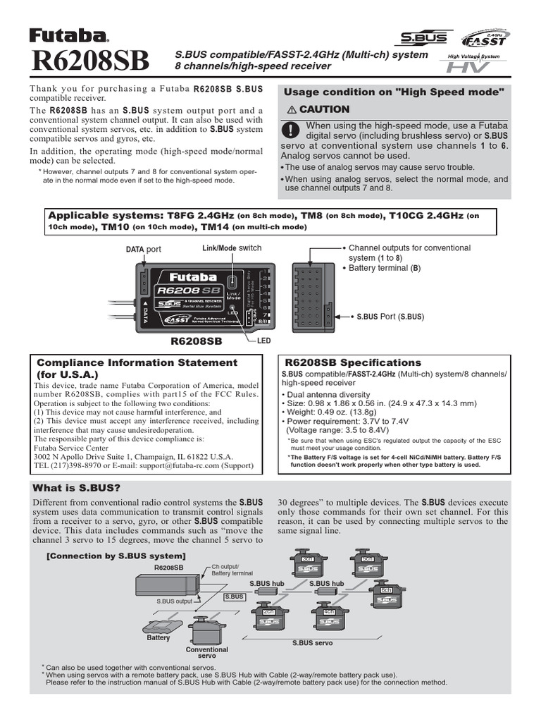 Usage Condition On "High Speed Mode" Caution | PDF | Electronics ...