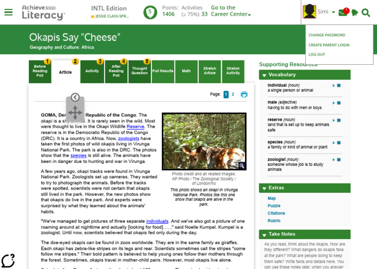 Achieve3000 Lesson | Download Free PDF | Democratic Republic Of The Congo