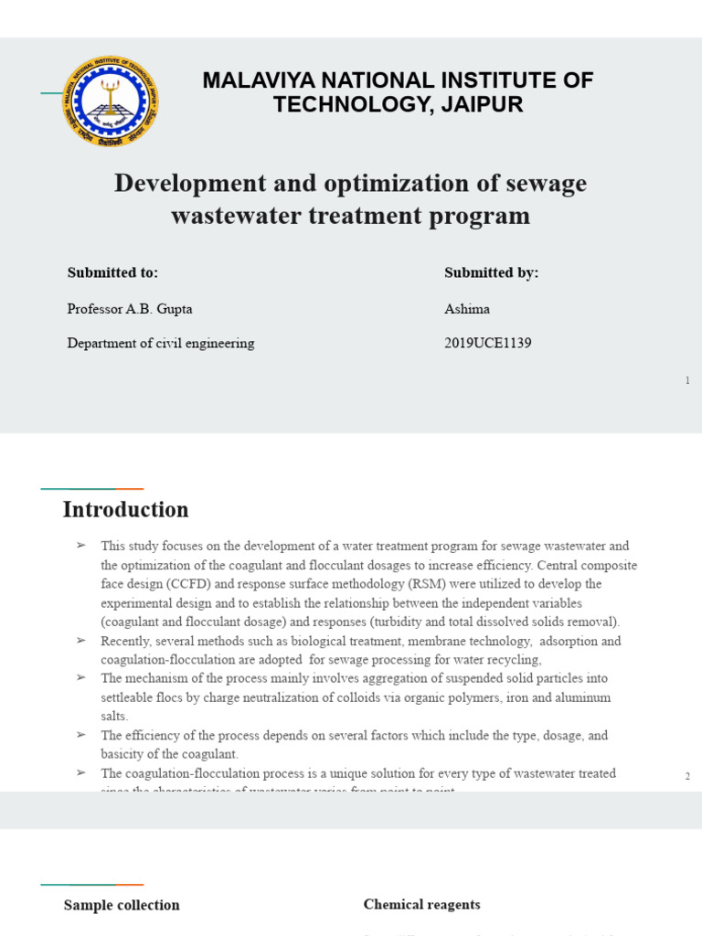 Ashima 2019uce1139 Sanitary PPT - ASHIMA | PDF | Sewage Treatment
