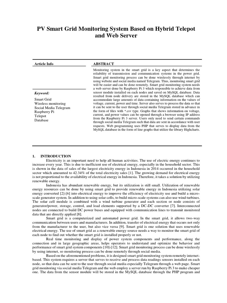 ICEECC2017 - PV Smart Grid Monitoring System Based On Hybrid Telepot ...