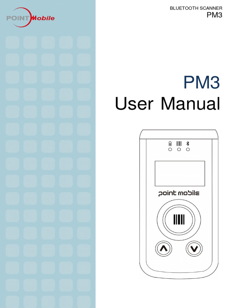 PM3 Bluetooth Scanner User Manual | PDF | Usb | Booting