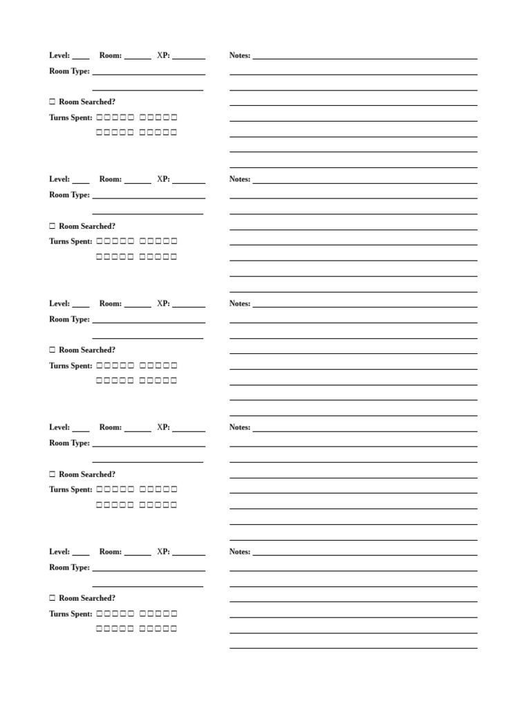 Room Search Tracking Template | PDF | Microsoft Windows