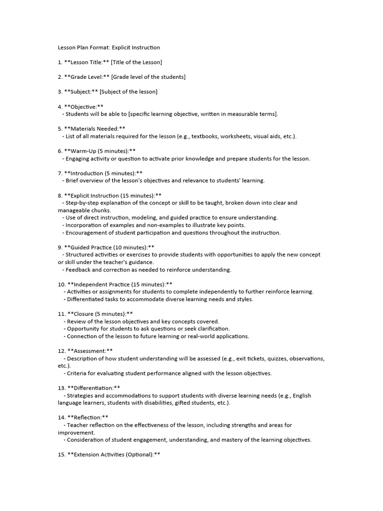 Sample Lesson Plan | PDF | Lesson Plan | Learning