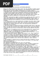 NCND Sample | PDF | Non Disclosure Agreement | Government