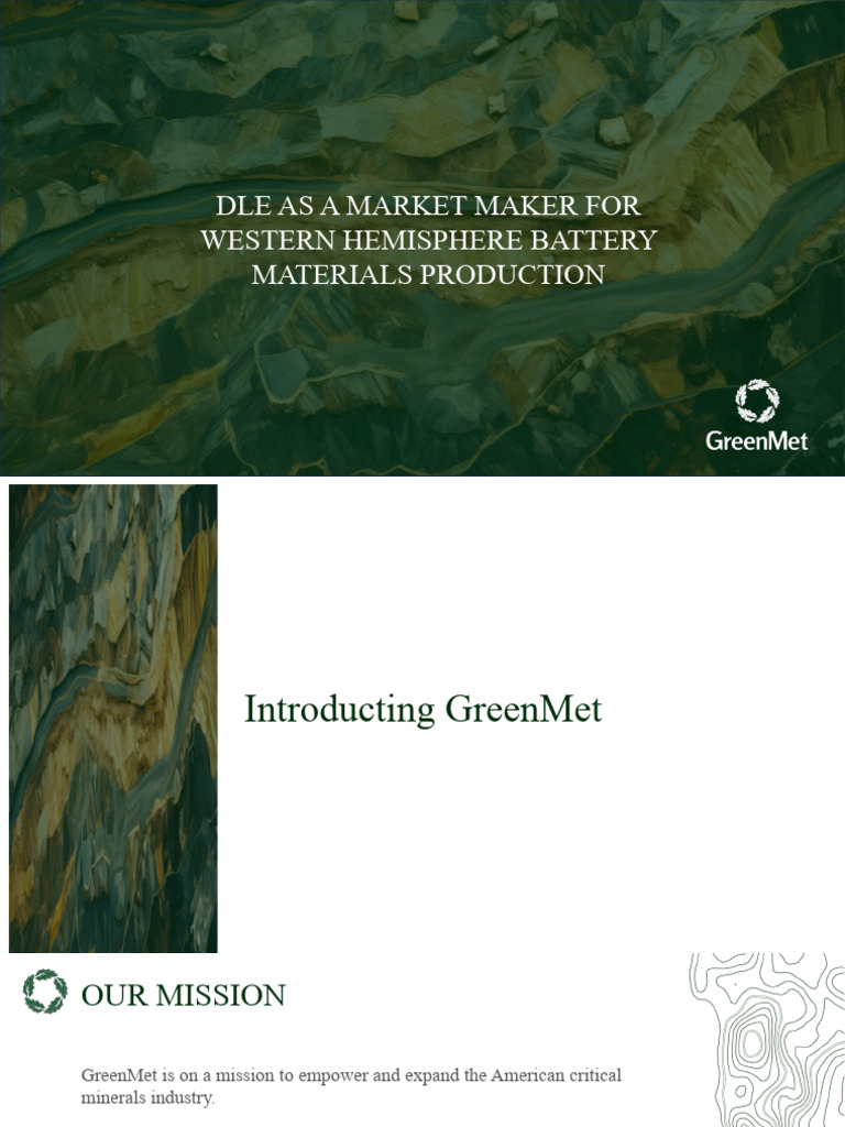 Drew Horn GreenMet | PDF | Electric Vehicle | Lithium