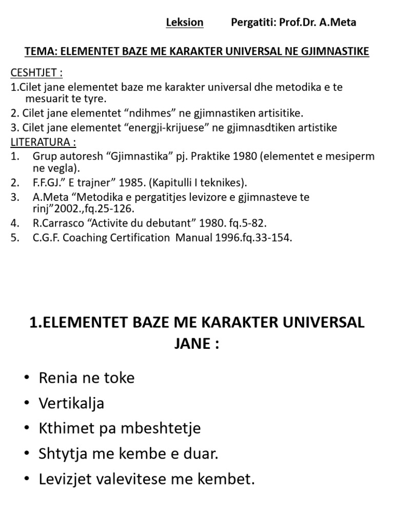 Elementet Me Karakter Universal | PDF