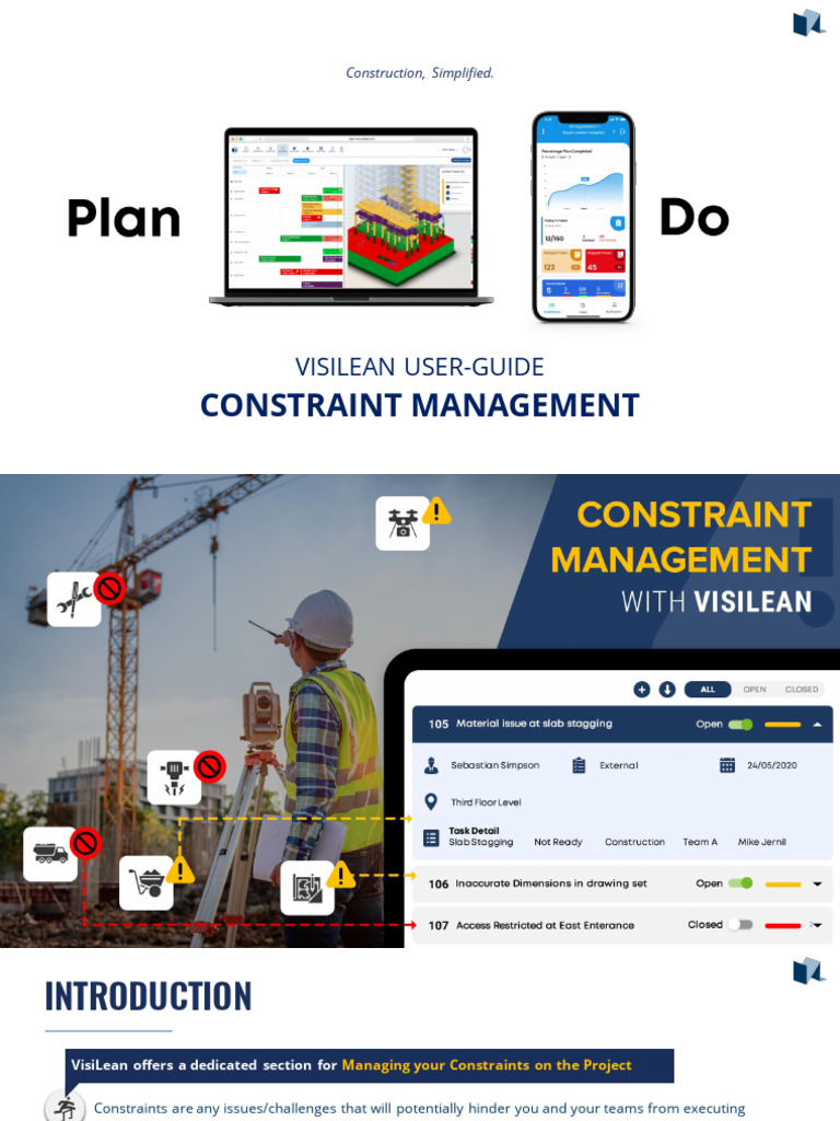 VisiLean Constraints Log User Guide | PDF | Cyberspace | World Wide Web