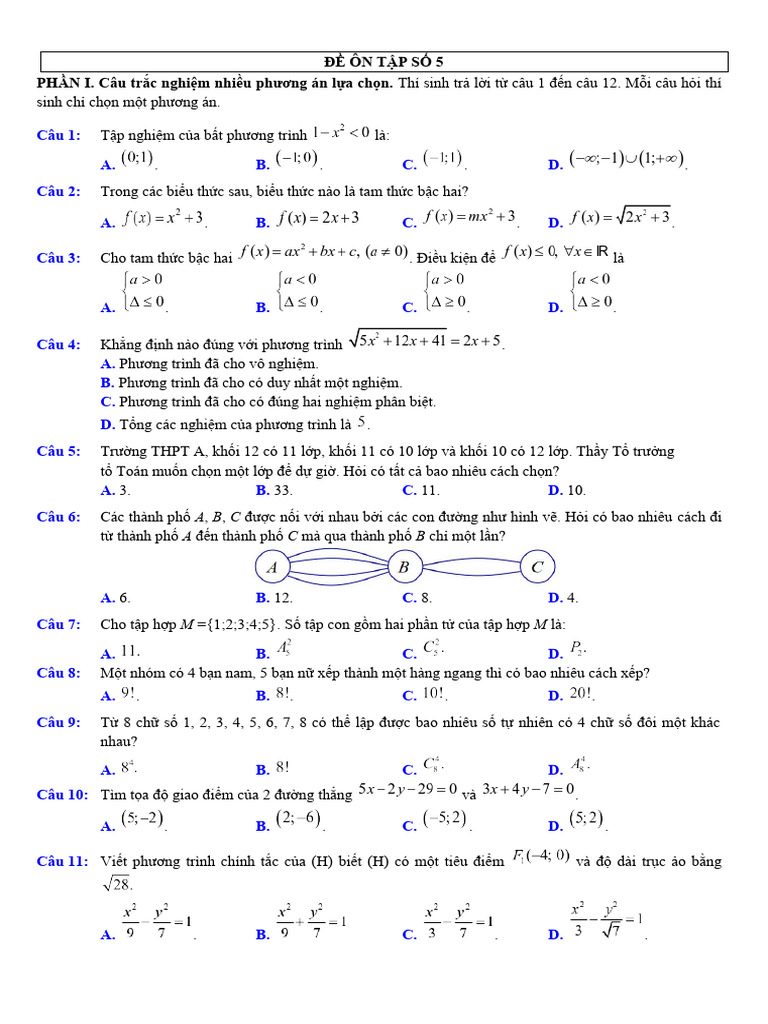 Đề 5 - thay Kien | PDF