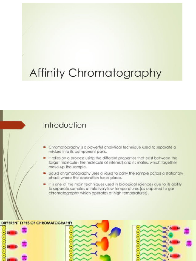 Affinity Chromatography | PDF