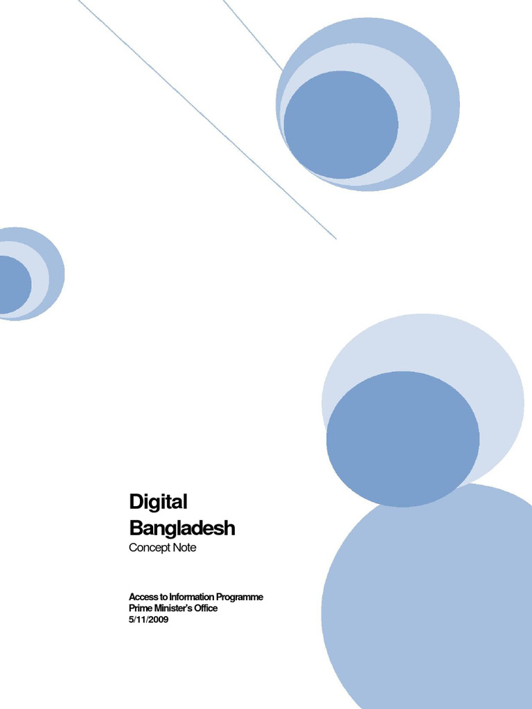 Digital Bangladesh Concept Note - Final | Download Free PDF | Information And Communications ...