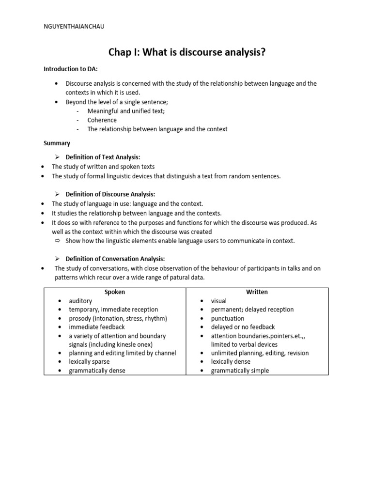 Discourse Analysis | PDF | Semiotics | Linguistics Discourse Analysis | PDF | Semiotics | Linguistics