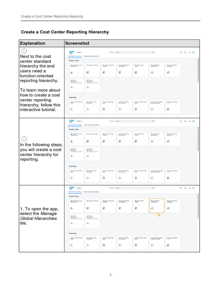 Cost Center Reporting | PDF | Computing | Software