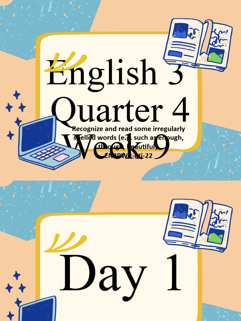 Q4 English3 Week9 PPT Melc-Based @edumaymay | PDF | Vowel | Word