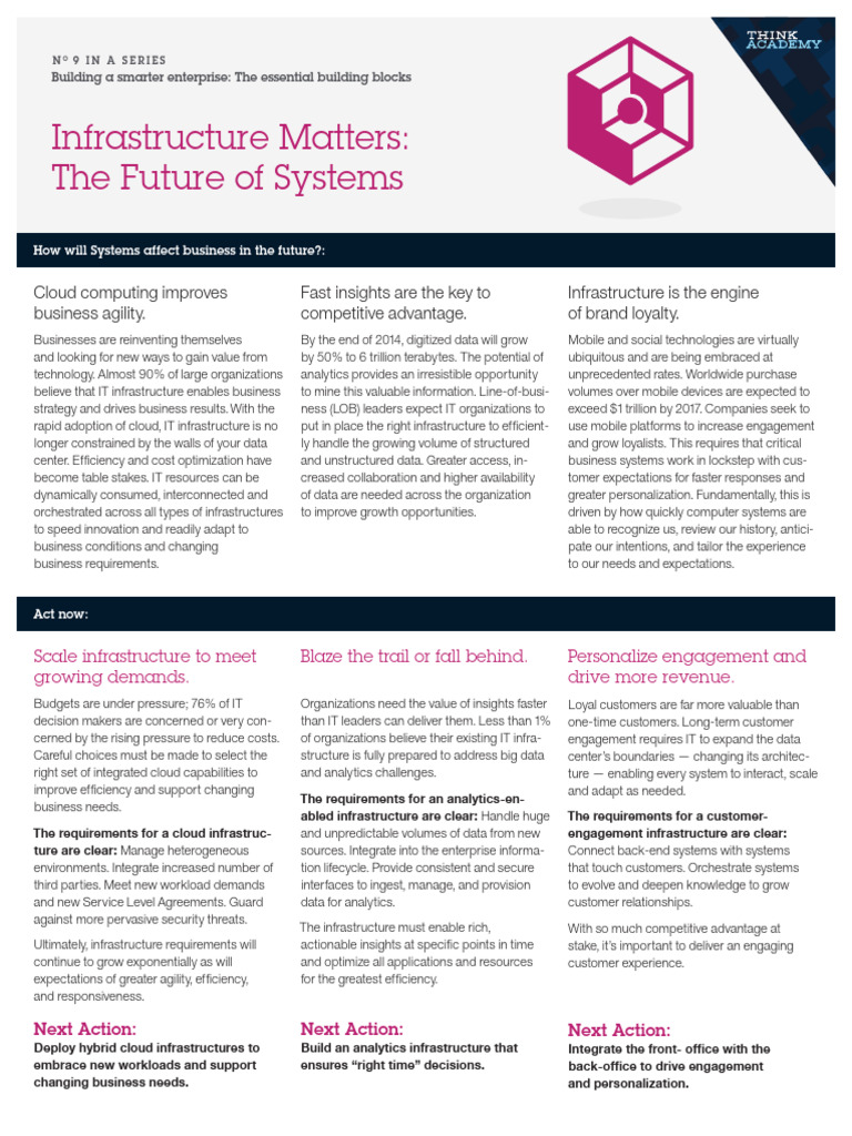 IBM_ThinkAcademy_InfrastructureMatters_PointofView | PDF | Cloud Computing | Analytics