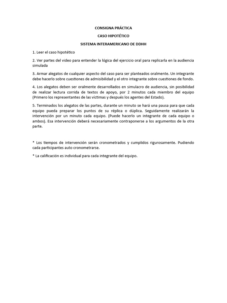 Consigna Práctica | PDF