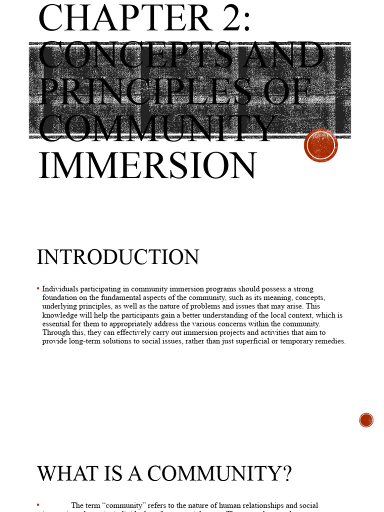 GROUP-2 Concepts and Principles of Community | PDF | Community | Knowledge