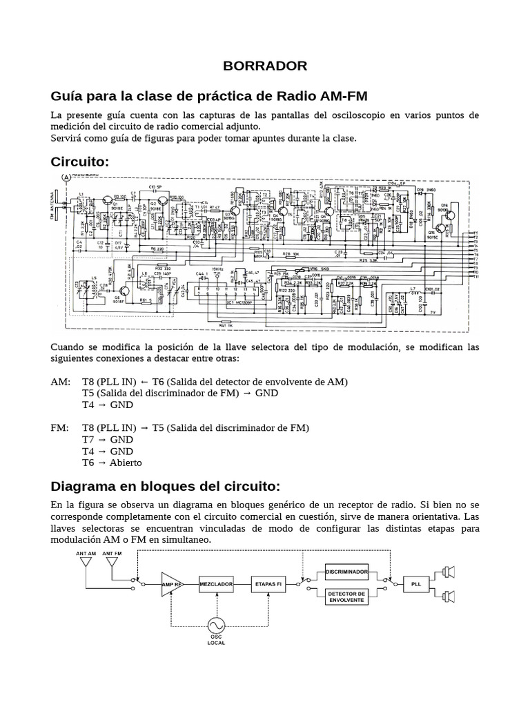Guía - Radio Amfm | PDF | Modulación de frecuencia | Radio