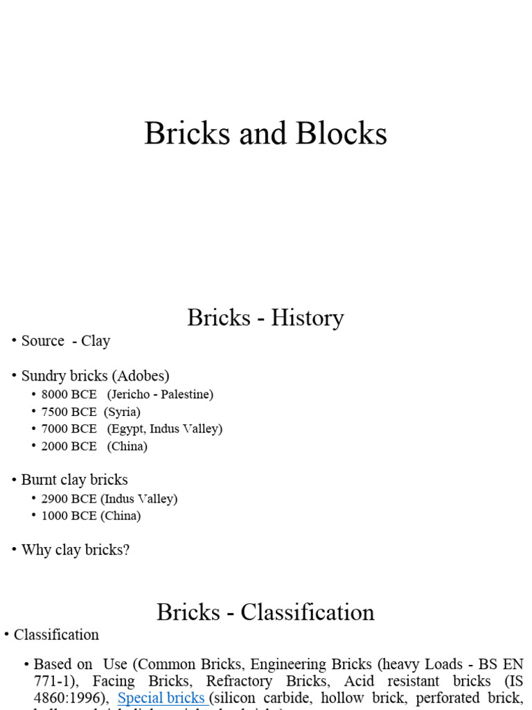 Bricks | PDF | Brick | Materials