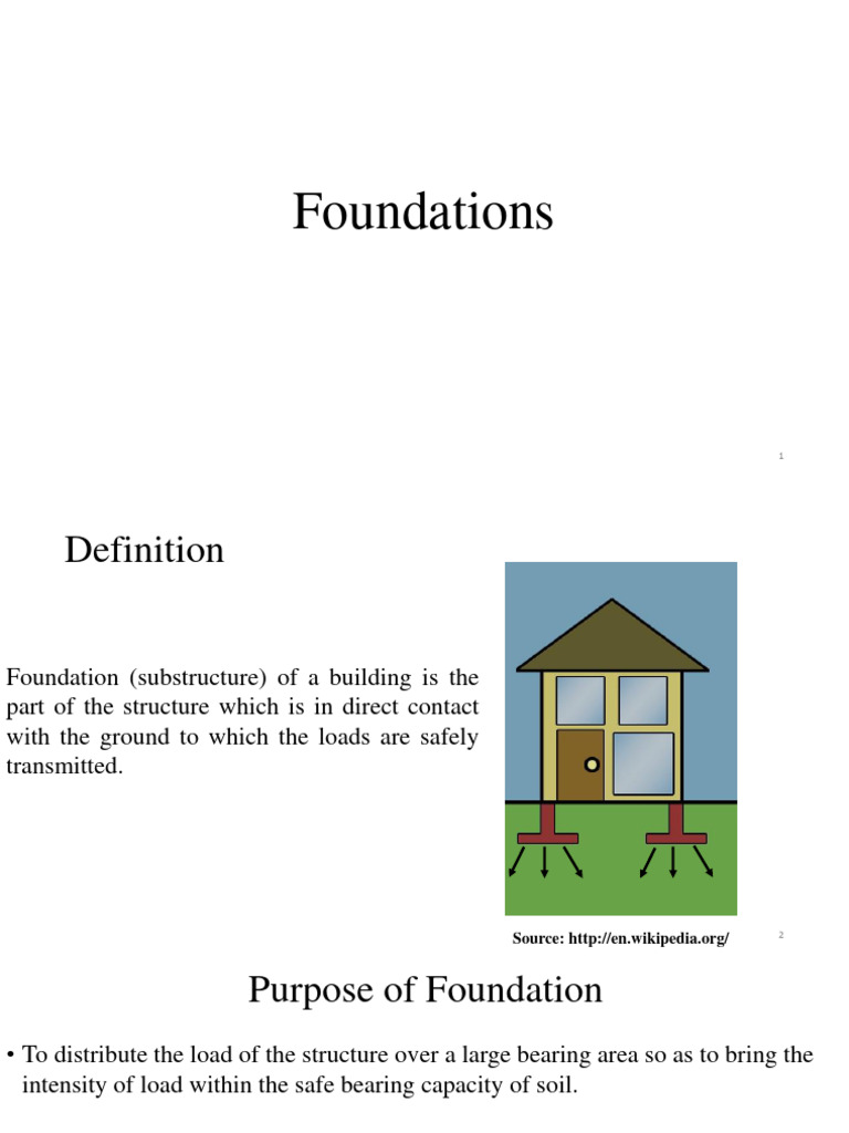 Foundations | PDF | Deep Foundation | Foundation (Engineering)