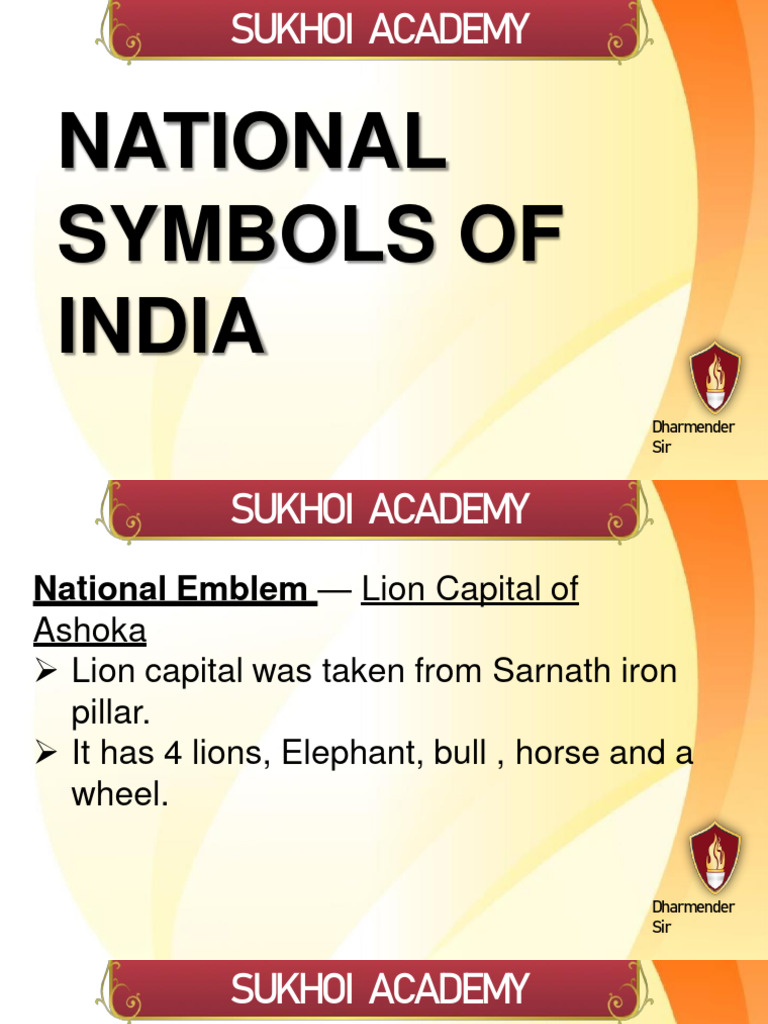 National Symbols of India | PDF