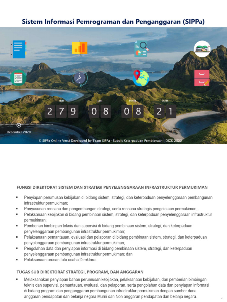 Paparan SIPPa-MTR Satu Data - 2022 | PDF