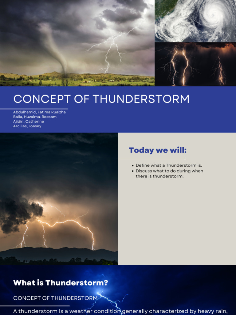 Thunderstorm Group 3 | PDF | Thunderstorm | Atmosphere Of Earth
