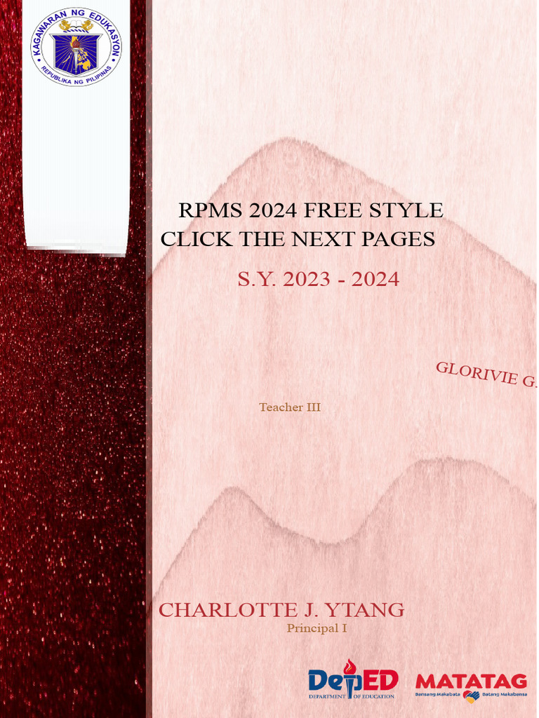 2023-2024 IPCRF For Proficient Teachers COVER 3 | PDF | Learning | Lesson Plan