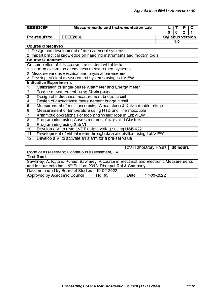 Instrumentation Lab for Engineering Students | PDF | Technology & Engineering