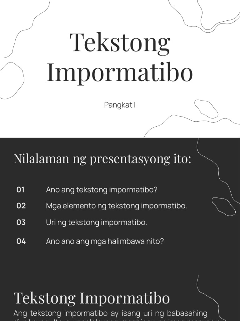 Tekstong Impormatibo | PDF