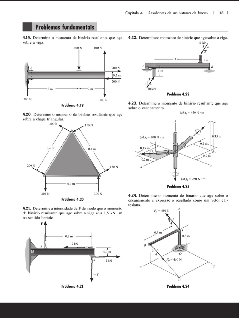Mecanica Engenharia-Estatica P113 | PDF