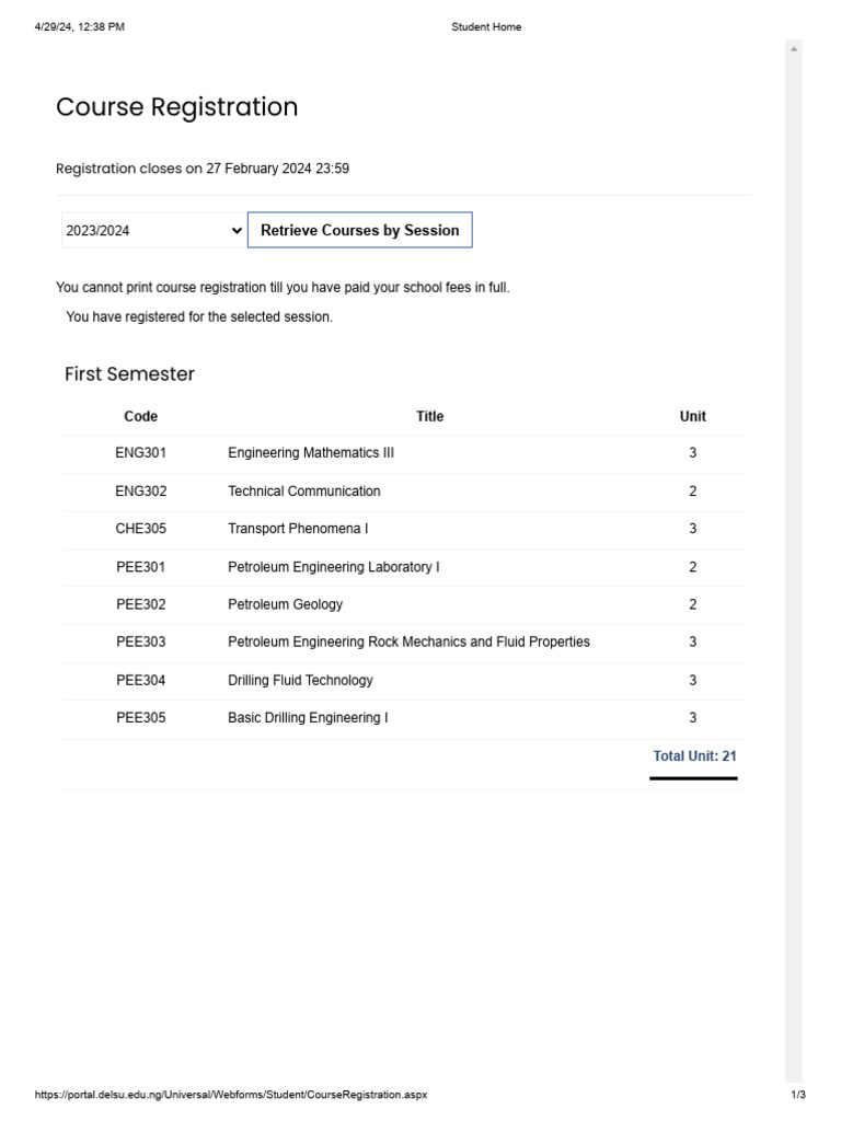 Course Form | PDF | Engineering | Petroleum
