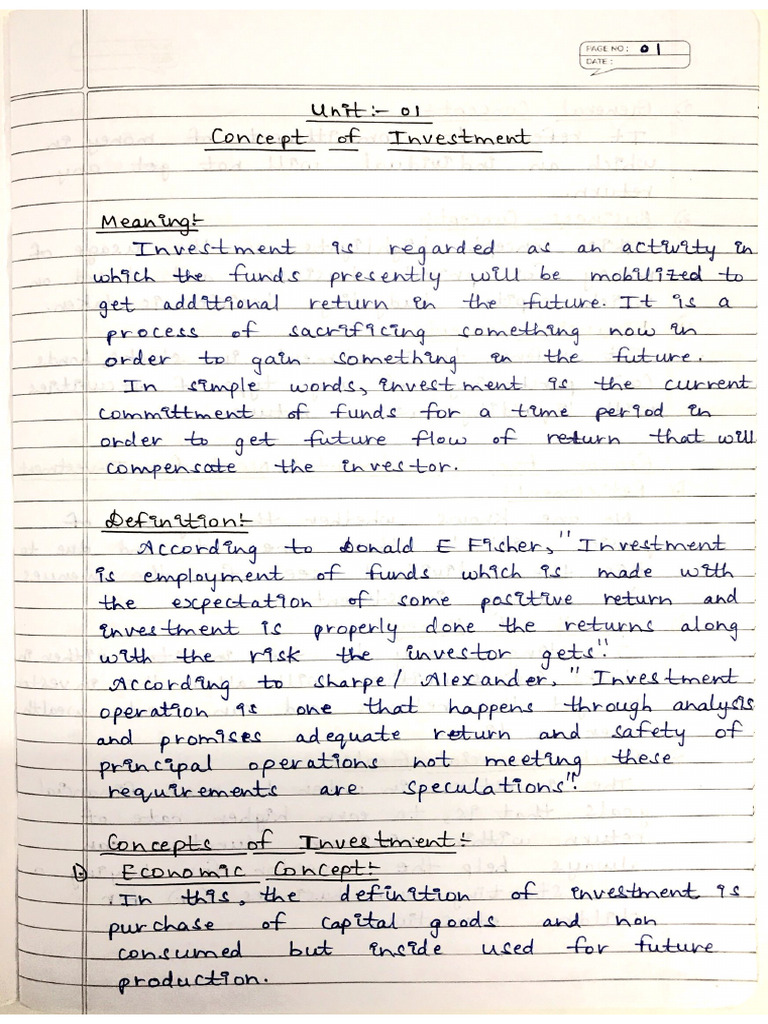 IM Unit - 1 Notes | PDF